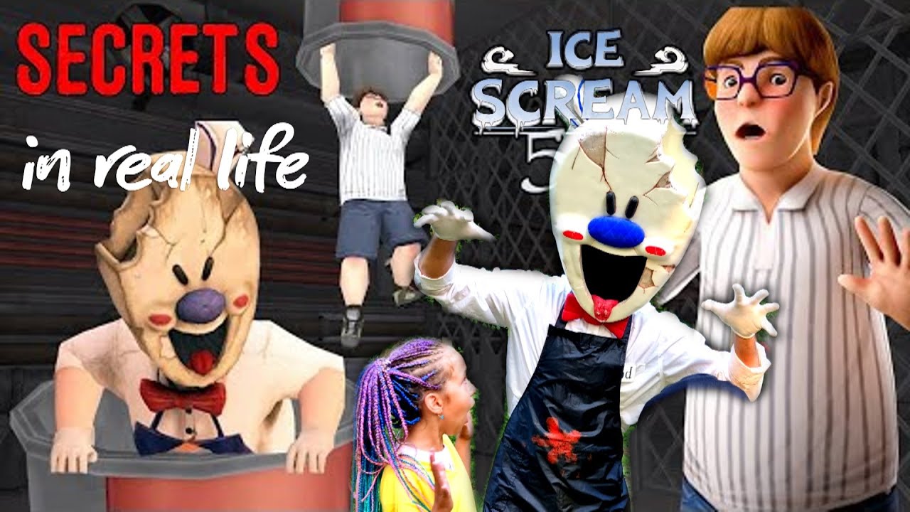 ICE SCREAM 5 FRIENDS FIRST GAMEPLAY in REAL LIFE МОРОЖЕНЩИК 5 в ...