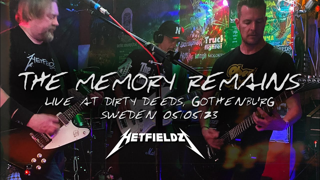 Hetfieldz: The Memory Remains, Metallica, live (Gothenburg, Sweden ...