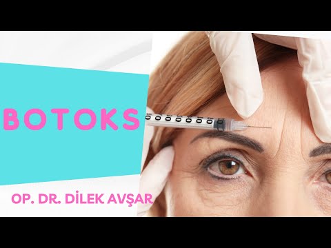Op.Dr. Dilek Avşar :  Botoks yüzdeki kasları geçici olarak felç eden  bir nörotoksindir.