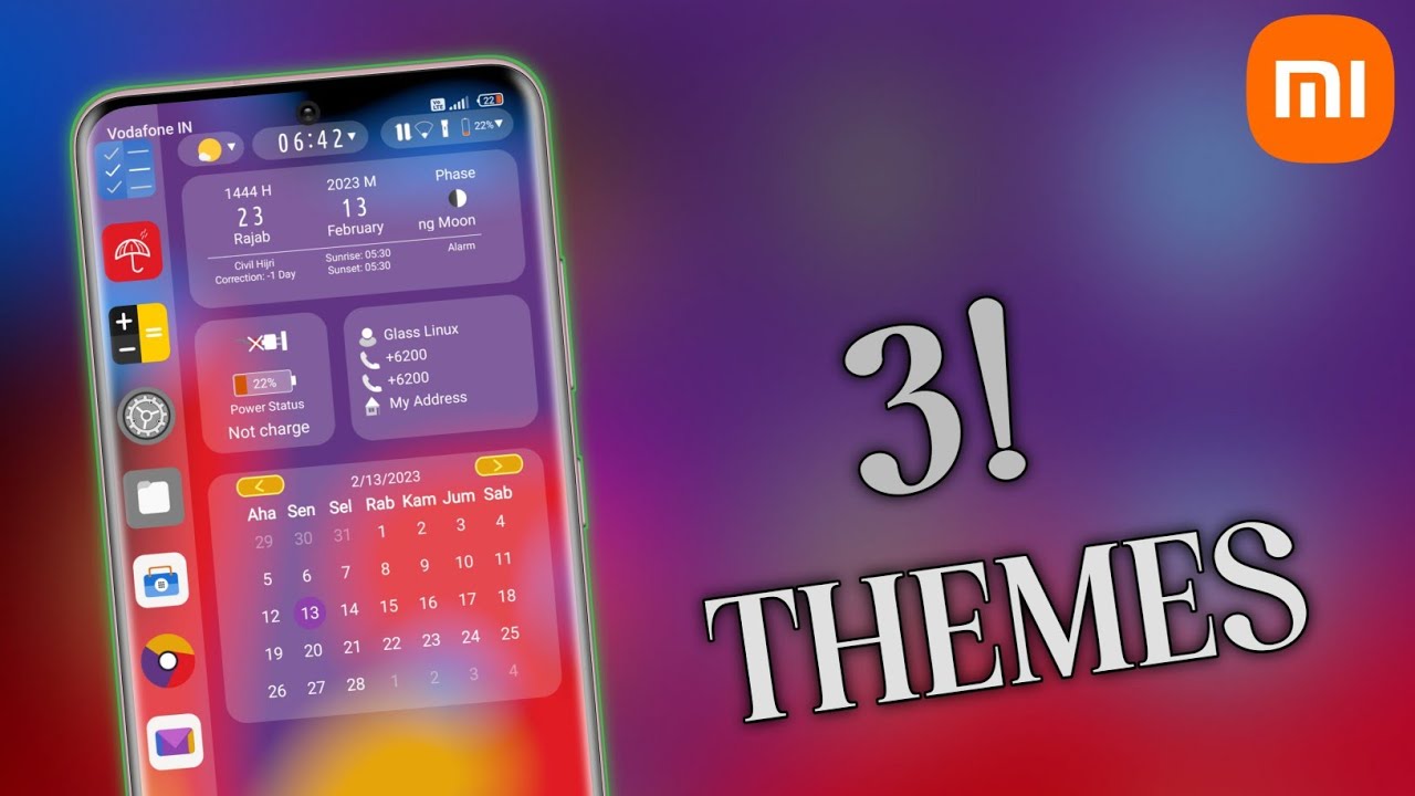 Top 3 Premium Icon pack Themes With Home Screen Supported | MIUI 13 ...