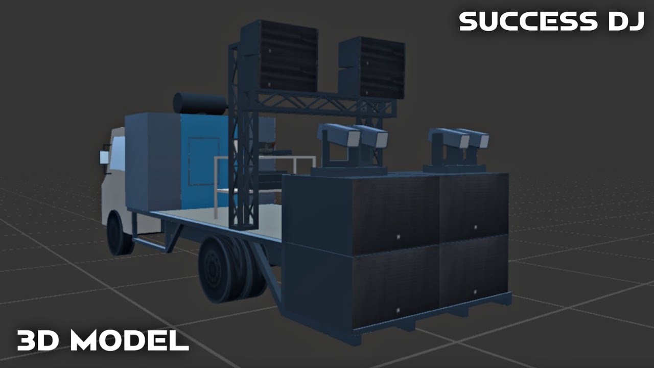 SUCCESS DJ 3d Model Time-lapse [Part-1] - YouTube