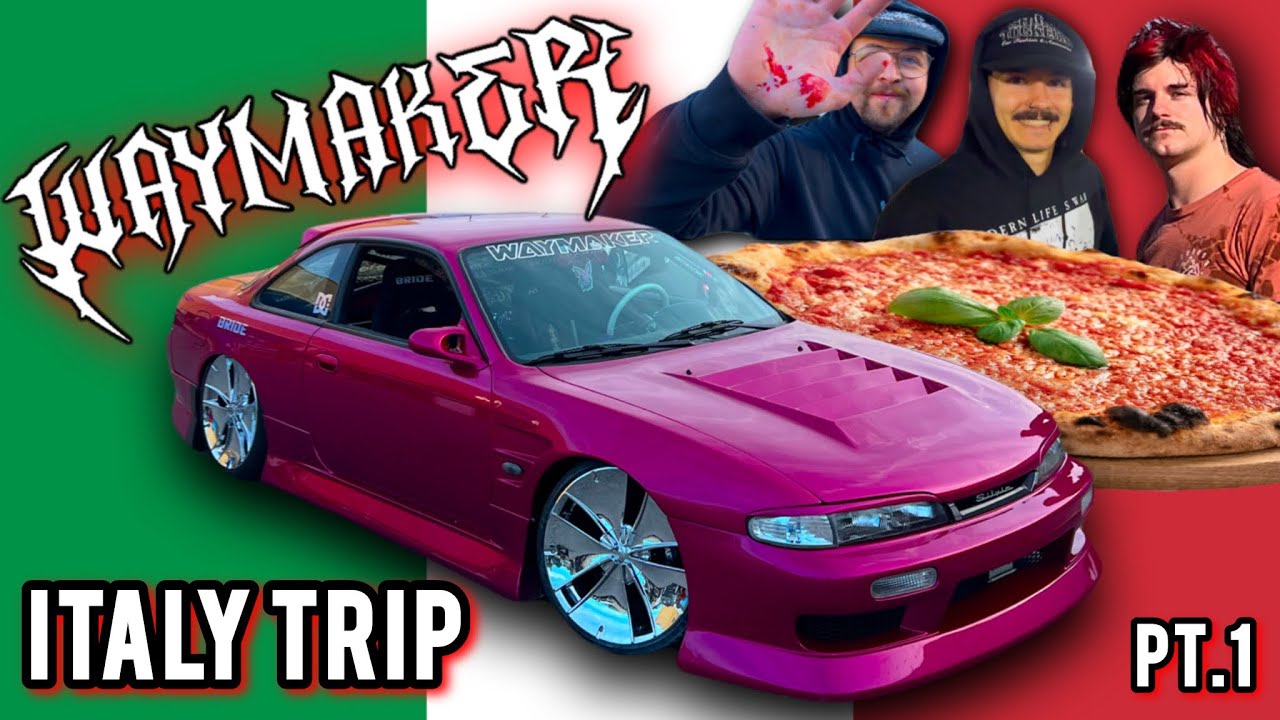DRIFT SERIES ITALIY private meet with my Nissan S14 on BIG CHROME ...