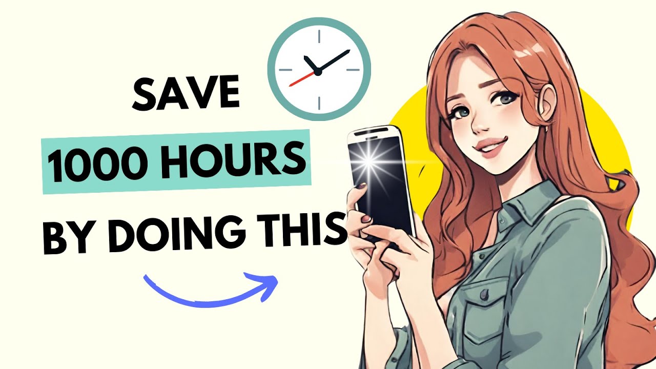 Habits that will save 1000 Hours of Your Time - YouTube