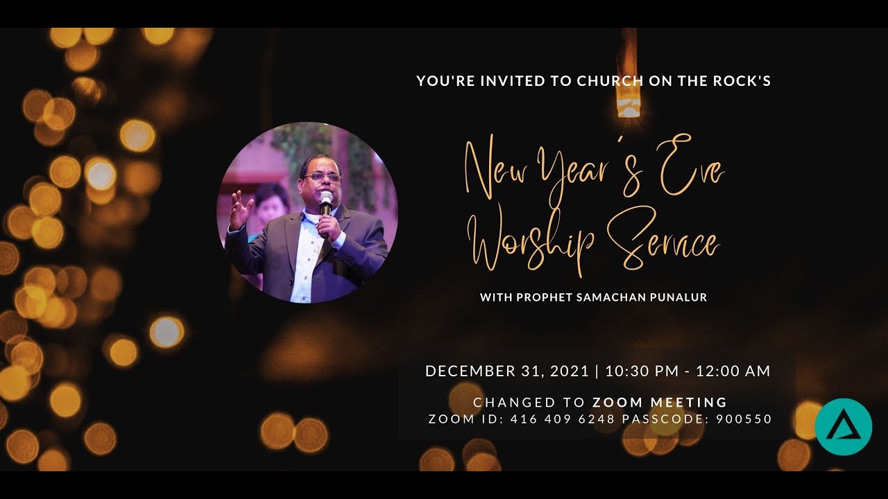 NYE Service with Prophet Samachan Punalur | December 31, 2021 - YouTube