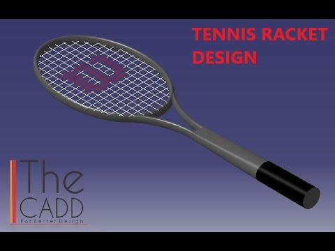 TENNIS RACKET DESIGN | SURFACE TOOLS | SOLIDWORKS TUTORIAL IN HINDI ...