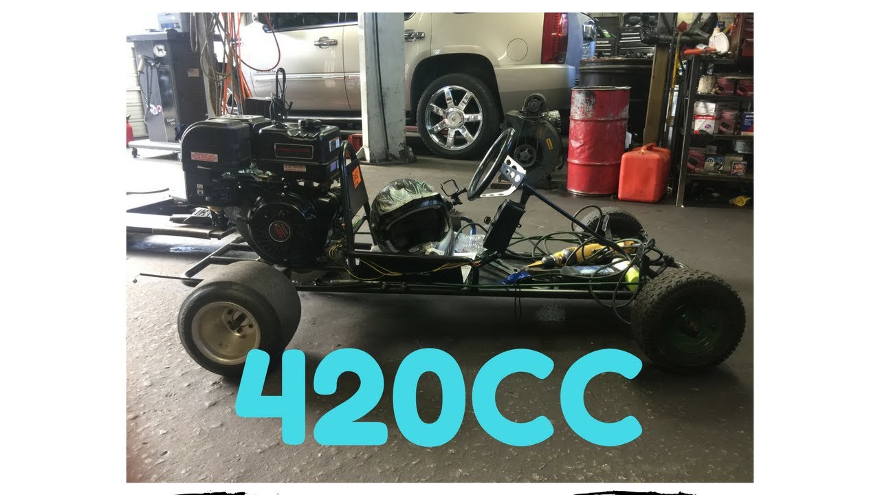 Fitting a 420CC Engine on Our Drift Go Kart - YouTube