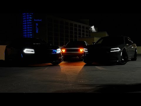 New exhaust tips for my charger carven 5 inch tips late night drive ...