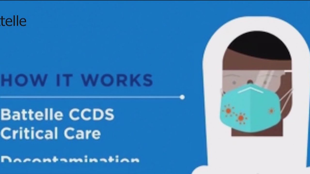 Battelle CEO lays out how mask sterilization process works - YouTube