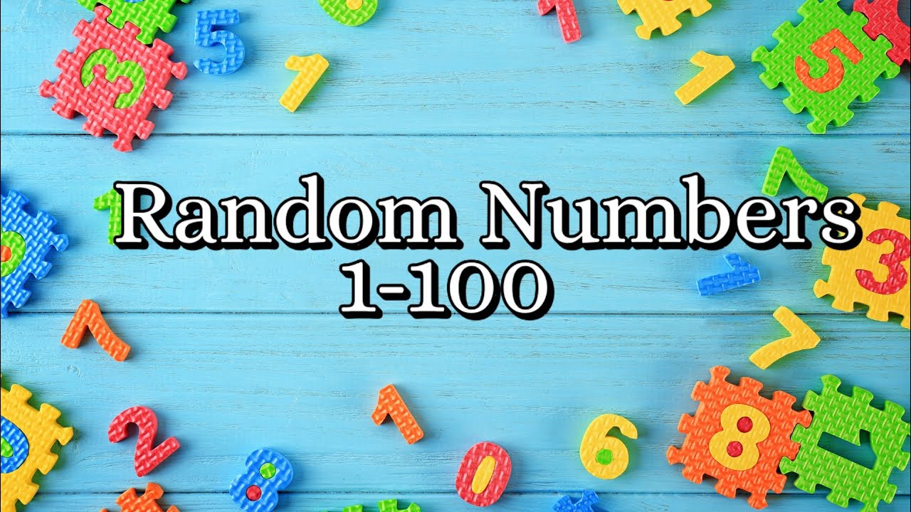 Random Numbers 1-100 | Identify the numbers 1-100 | Guess the Random ...