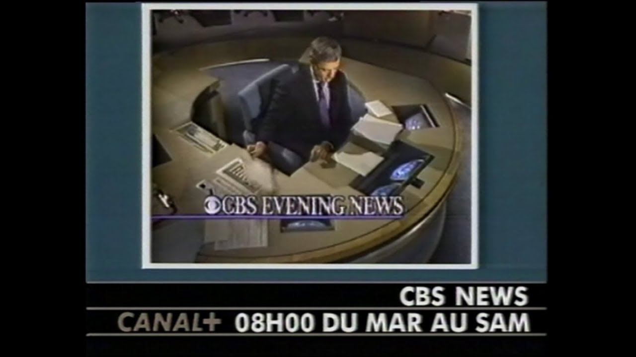 CANAL PLUS Bande-annonce CBS NEWS 1989 - YouTube