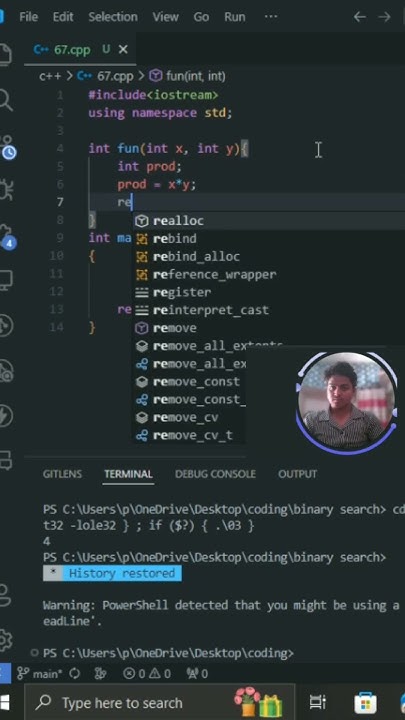 Product Of Two Numbers With Function In C Codeing Coder Youtube Youtubeshort Youtube