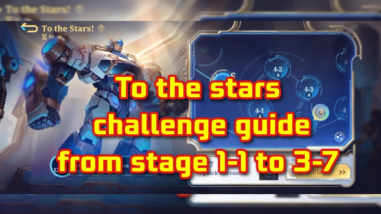 TO THE STARS MLBB | Stage 1-1 To 3-7 Solved Step By Step| Get New Skin ...