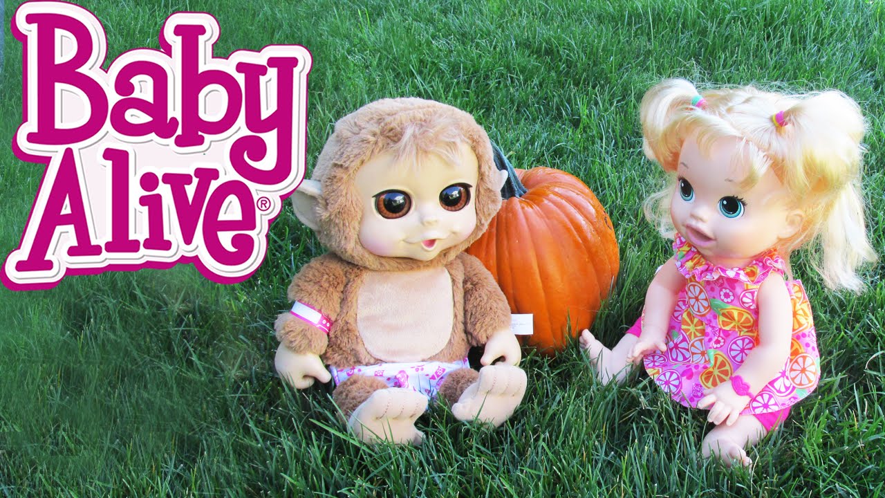 BABY ALIVE Parody "Baby Alive Snackin' Sarah and BABY CHIMP" Play Hide ...