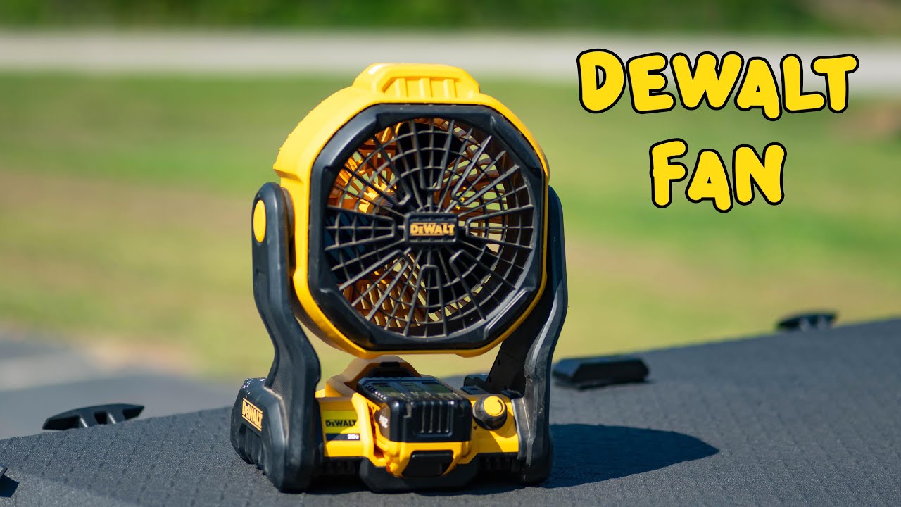 Dewalt 20V Rechargeable Shop Fan! The Best Portable Fan You Can Buy ...