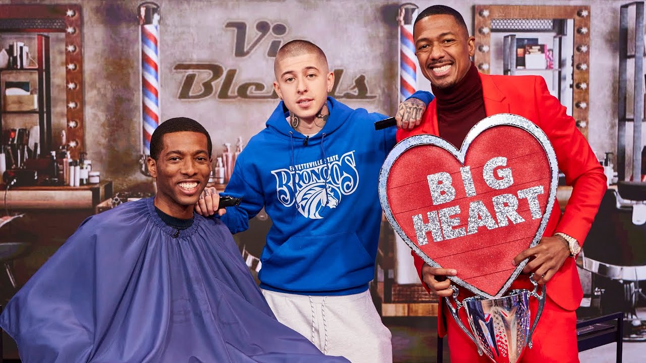 Haircut by Vick Blends on the Nick Cannon Show - YouTube