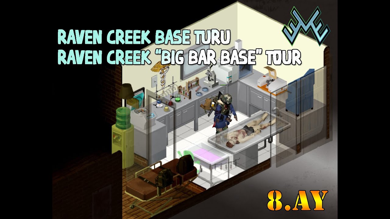 Project Zomboid Raven Creek Bar Base Turu (8.ay) - YouTube