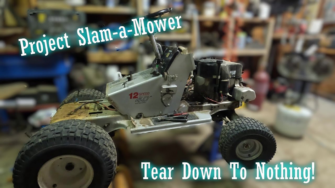 Project Slam-A-Mower Full Tear Down - YouTube