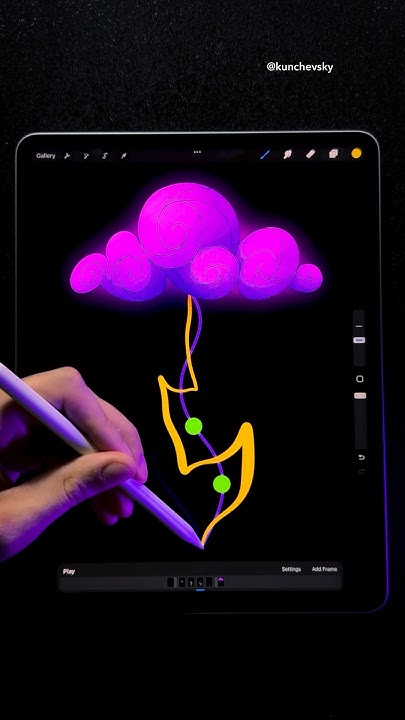 New Lightning Animation Tips in Procreate! 😳⚡️ #procreate #animation - YouTube