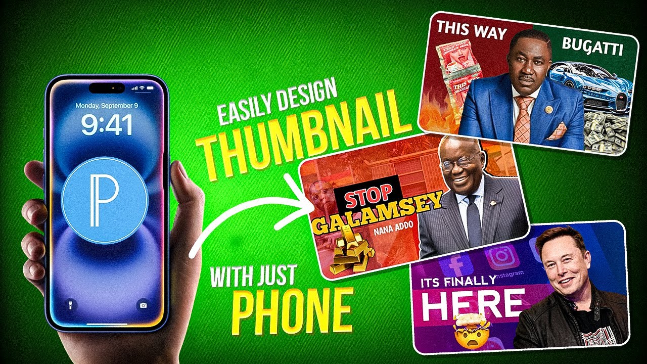 How to Make HD YouTube Thumbnails in Mobile! (PixelLab Tutorial) - YouTube