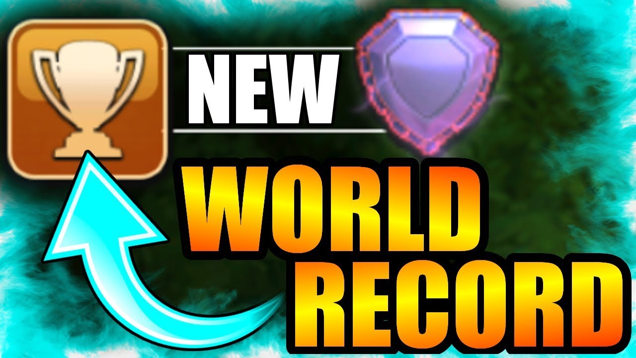 NEW WORLD RECORD! - Clash Of Clans - HIGHEST EVER TROPHY PUSH AT TOWN ...