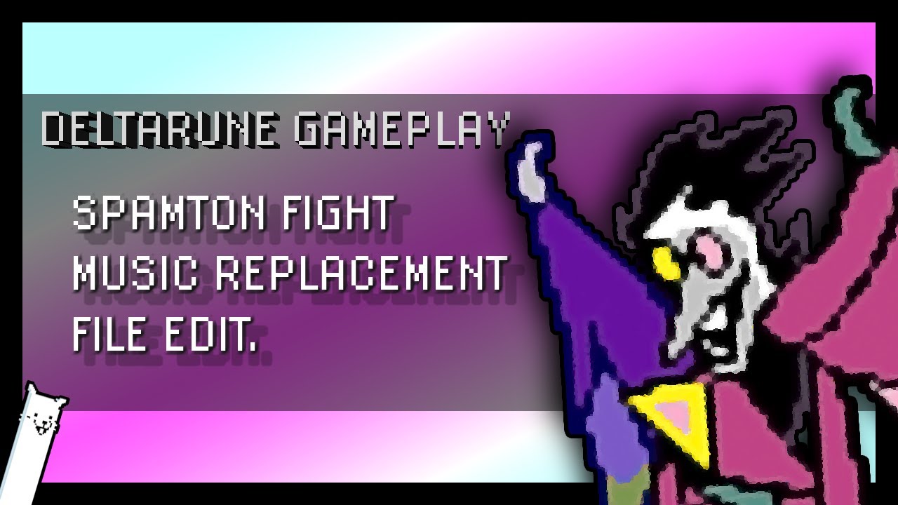 DELTARUNE Gameplay | SPAMTON FIGHT (ish) - YouTube