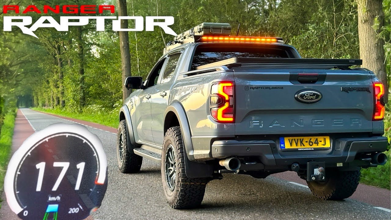 2024 Ford Ranger Raptor 3.0 Biturbo V6 BAJA MODE!! (First straight pipe ...
