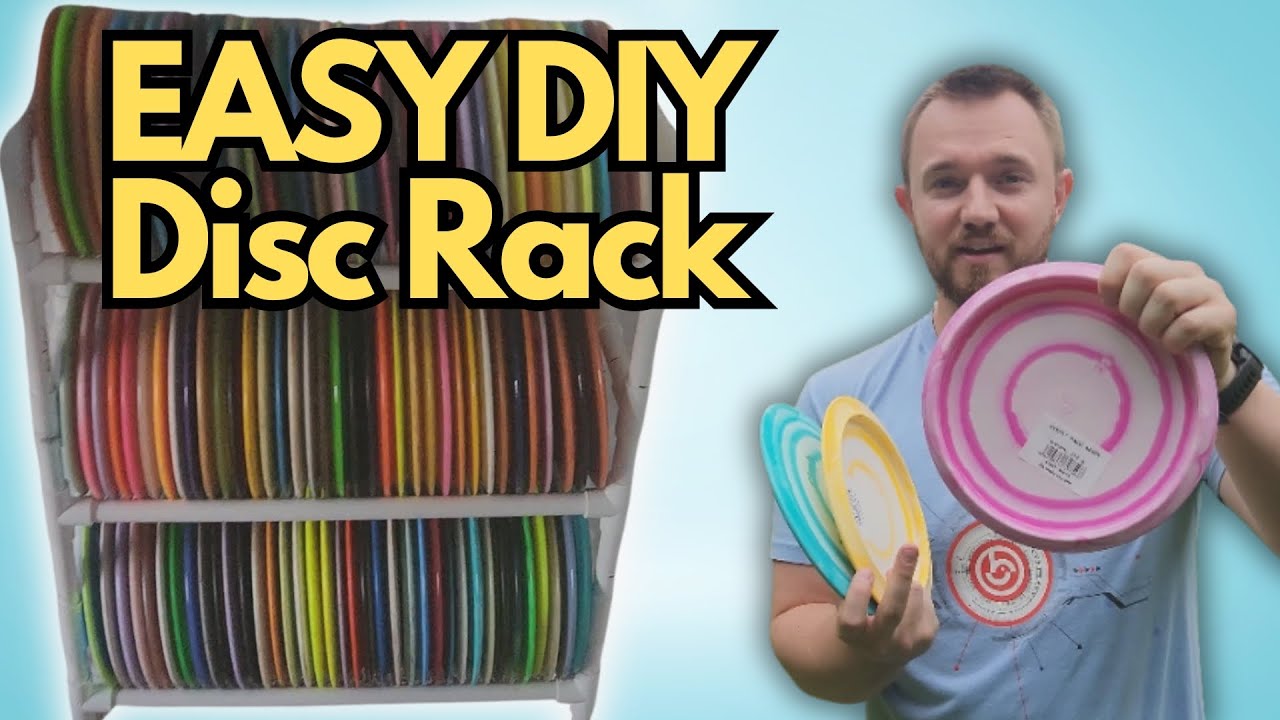 How to build a disc rack that holds 100+ discs - YouTube