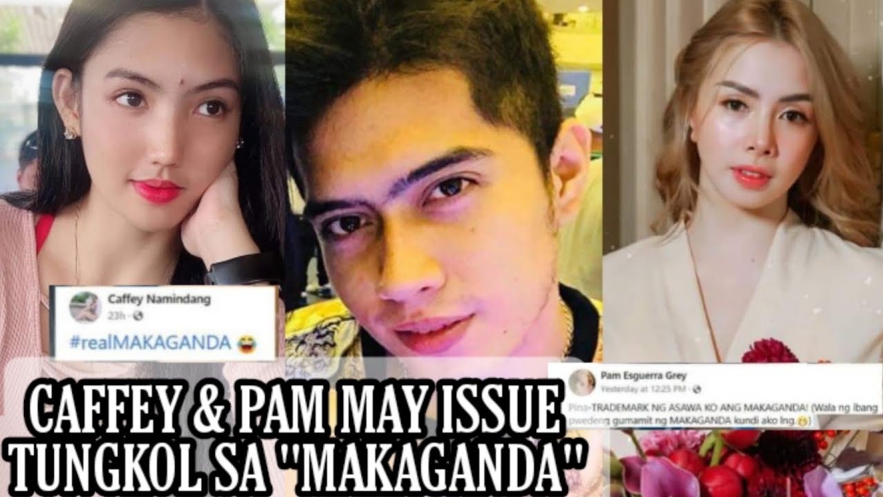 CAFFEY NAMINDANG AT PAM ESGUERRA MAY ISSUE TUNGKOL SA MAKAGANDA - YouTube