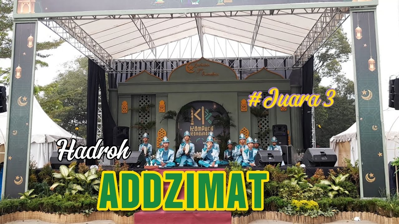 UHUY⁉️ HADROH ADDZIMAT || FESTIVAL HADROH KAMPUNG RAMADHAN - SUMEDANG ...