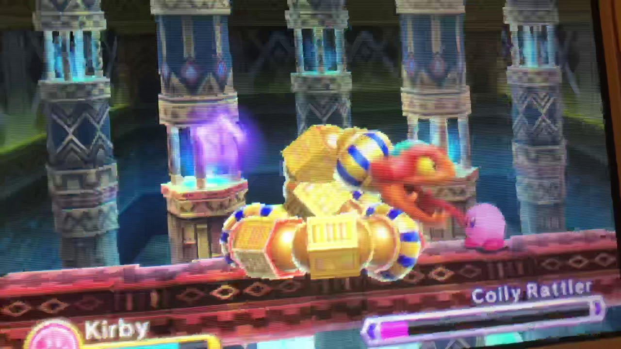 Kirby triple deluxe coily Rattler deafeted. - YouTube
