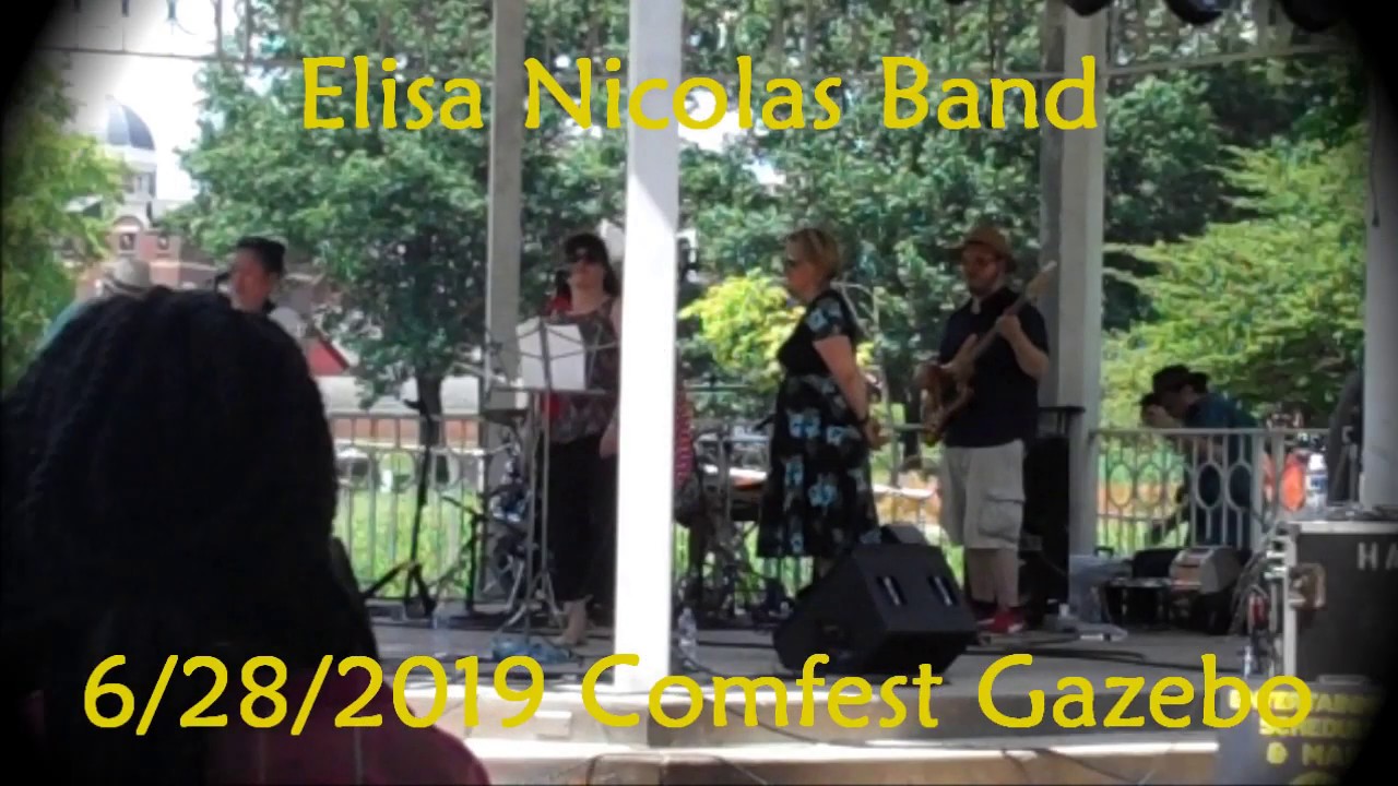 Elisa Nicolas Band 6/28/2019 COMFEST Gazebo Stage - YouTube
