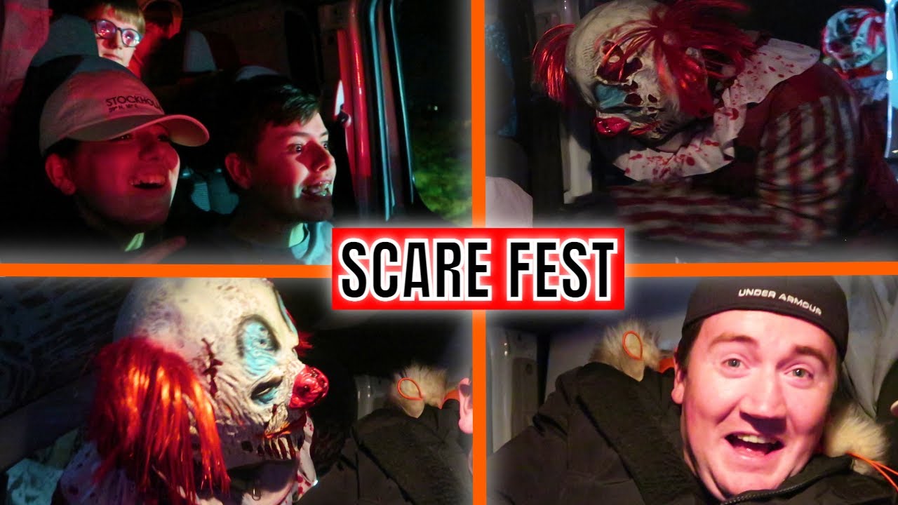 KIDS GOT SCARED AT THIER FIRST SCARE FEST - YouTube