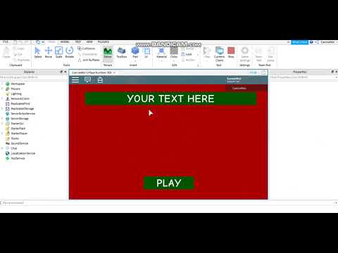 ROBLOX STUDIO| HOW TO MAKE A PLAY GUI - YouTube