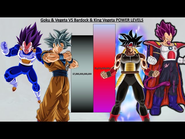 Goku E Bardock Vs Vegeta E Rei Vegeta