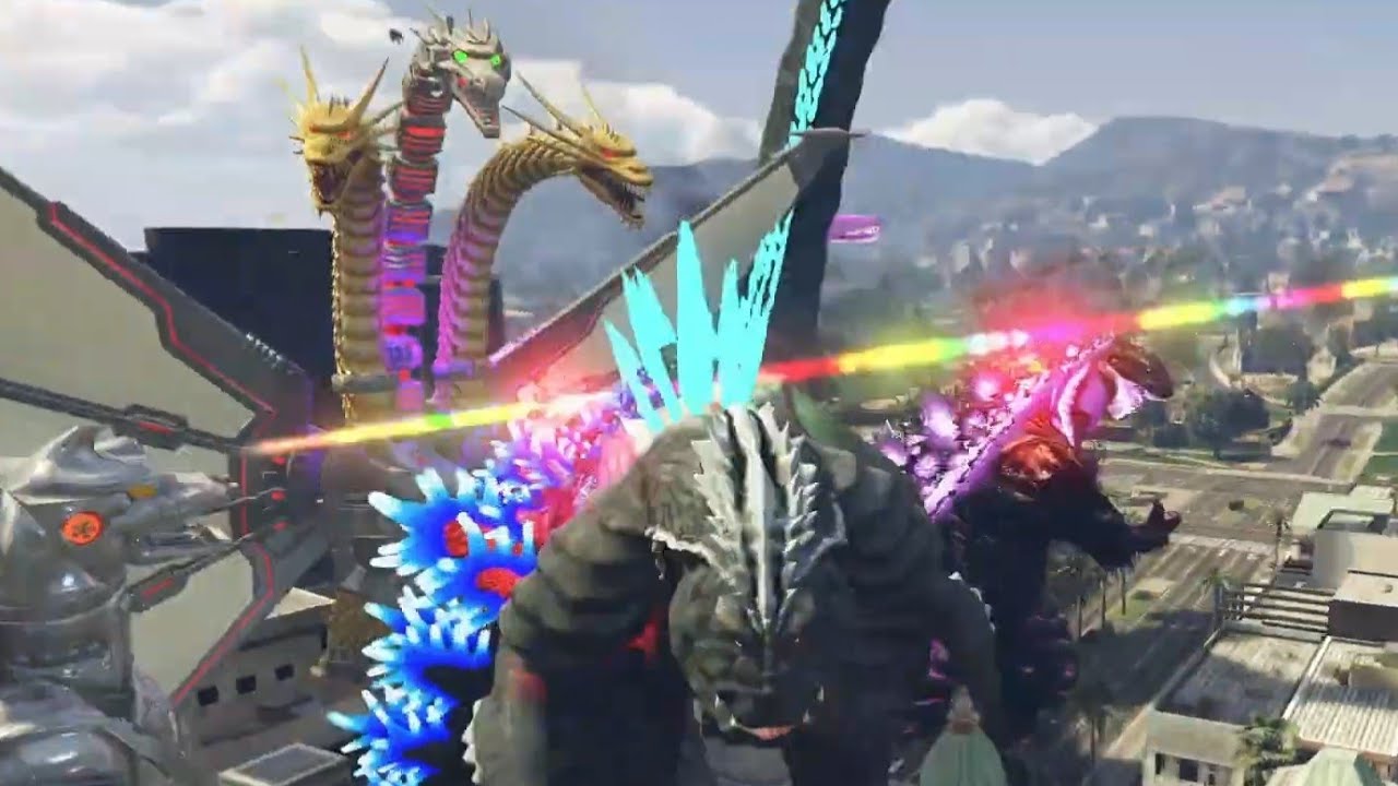 Godzilla & Mecha Godzilla VS Mecha King Ghidorah, Godzilla Ultima, Shin ...