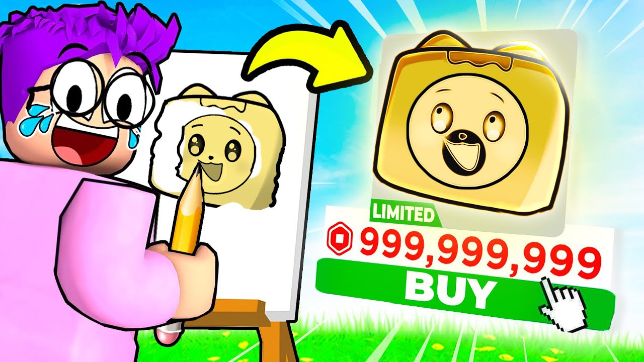 Whatever You DRAW, I'll BUY It Challenge - LANKYBOX ROBLOX DOODLE ...