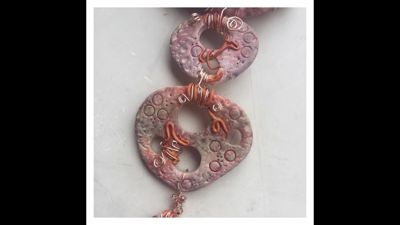 Make a stone effect pendant in fimo - YouTube