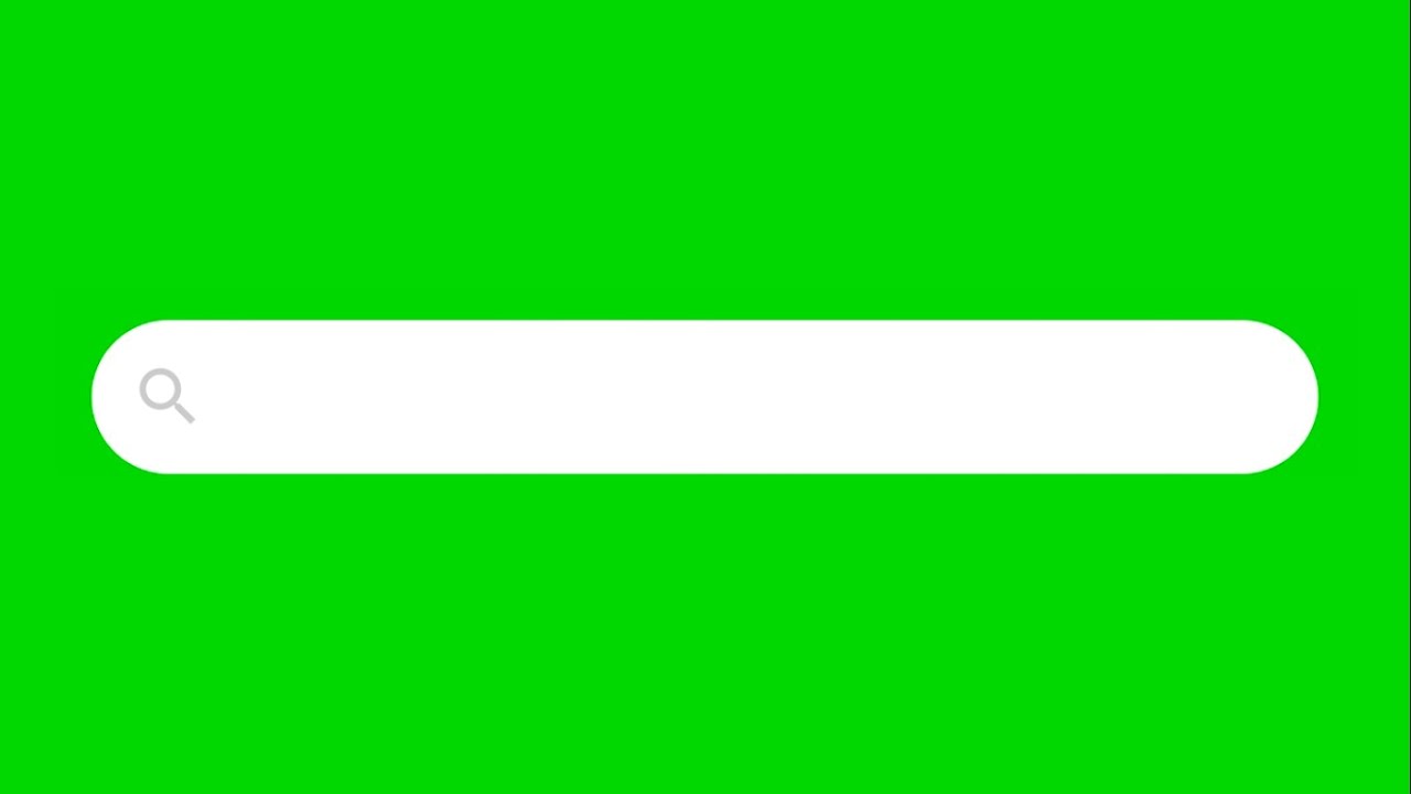 Search Bar Green Screen and Motion Graphic Ideas | FREE - YouTube