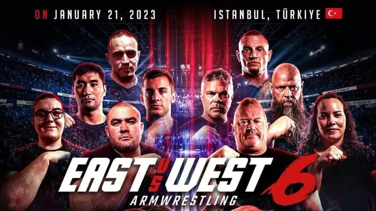 East vs West 6 Armwrestling - All Matches In Order - YouTube