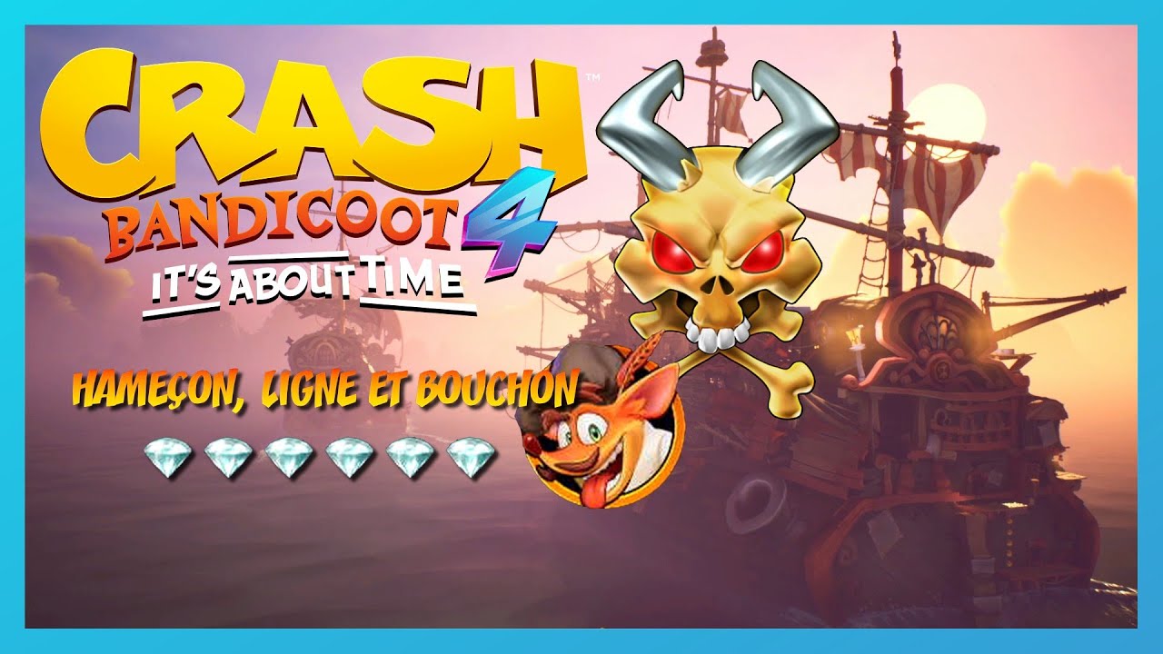 Crash Bandicoot 4 - Course N.Sane PARFAITE : Hameçon, Ligne et Bouchon ...