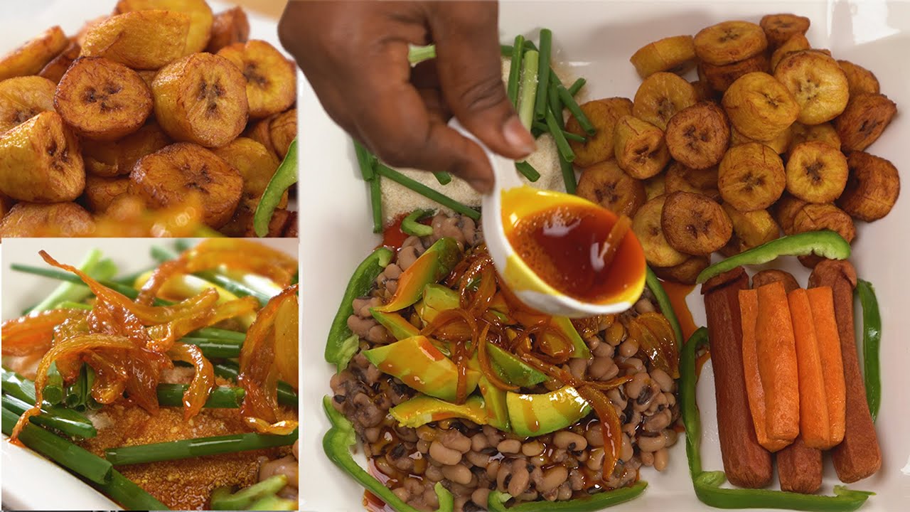 How To Make Gari and Beans (Gobe) More Attractive and Delicious #ghana ...