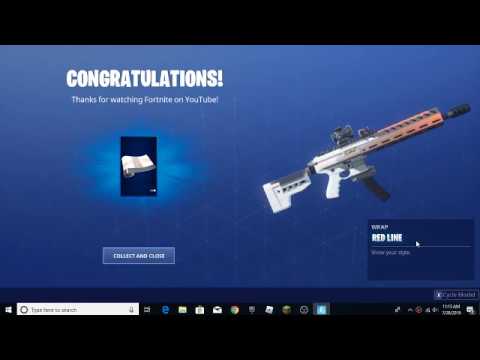 How To Get The Red Line Wrap In Fortnite - YouTube