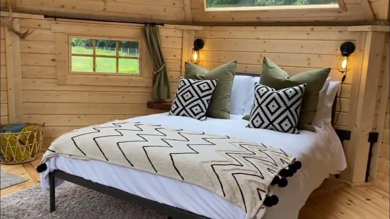 Hand-Crafted Glamping Pods made the traditional Scandinavian way - YouTube