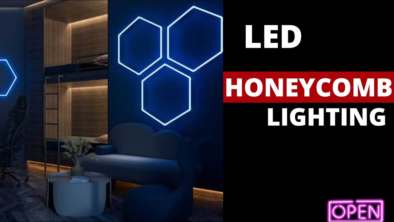 Honeycomb Lighting | Stylish Led Hexagonal Lights | How To Install ...