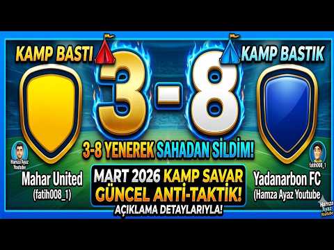 OSM 2026 Kamp Atanları Yok Eden TAKTİKLER🔥TARİHİ SKOR Taktik ile 8-3 EZDİM #osm #onlinesoccermanager