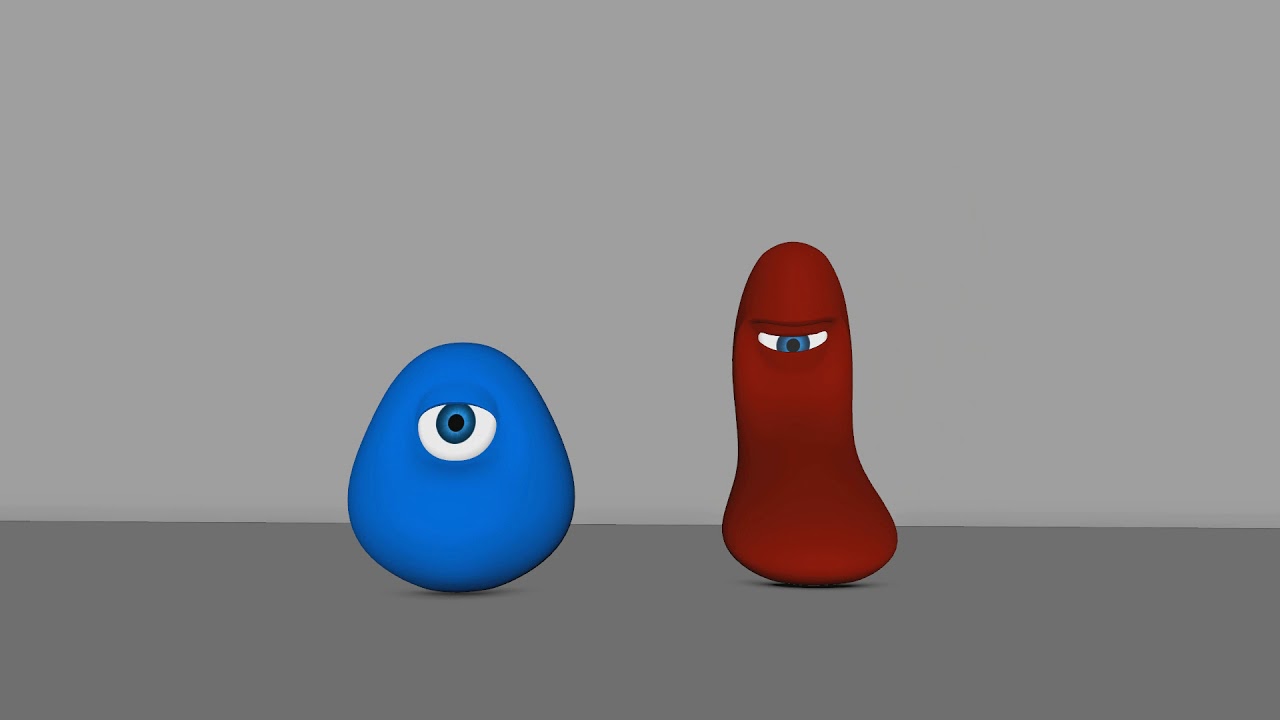 'Blobs' Cartoony 3D Animation (Maya 2018) - YouTube