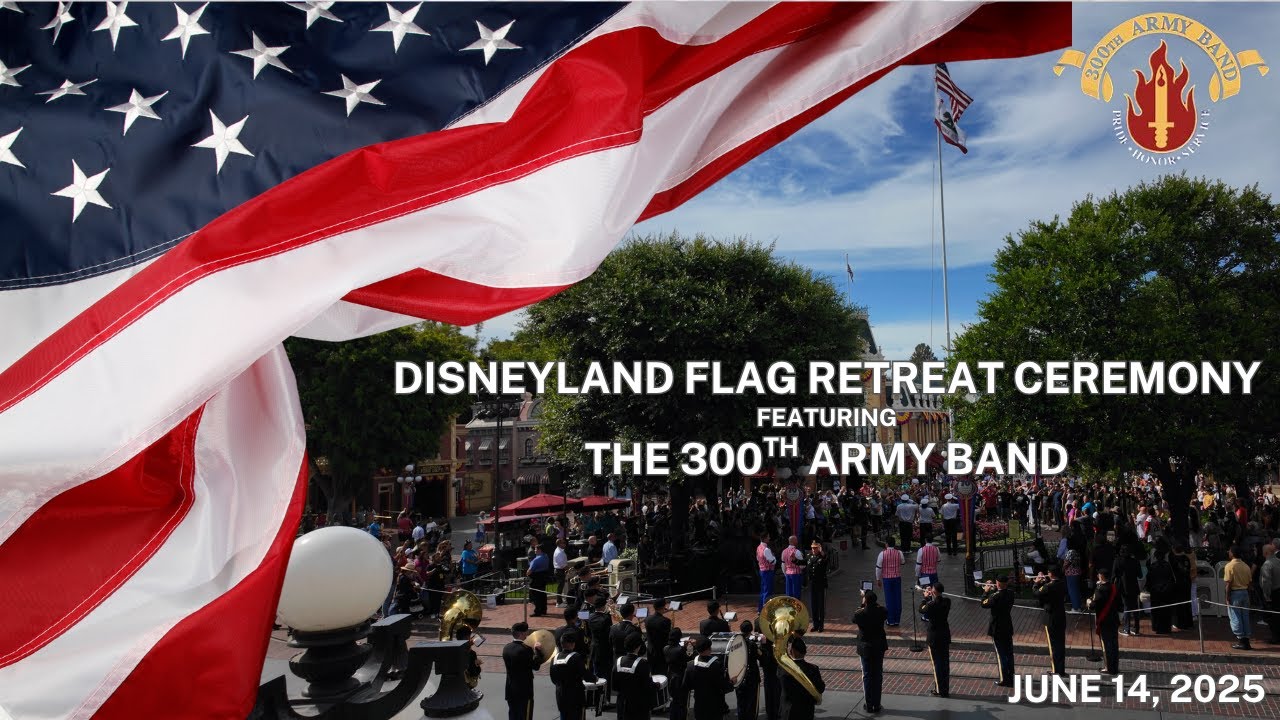 Disneyland's Flag Ceremony is a MUST SEE Event - YouTube