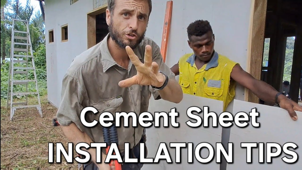 Cement Sheet - Installation - YouTube