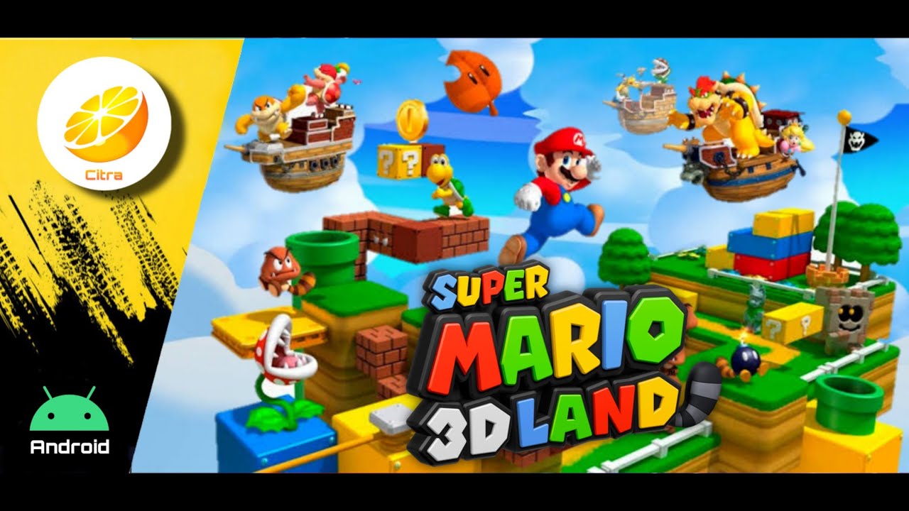 Super Mario 3D Land 3ds HD Citra Mmj Android (With Texture 4K) - YouTube