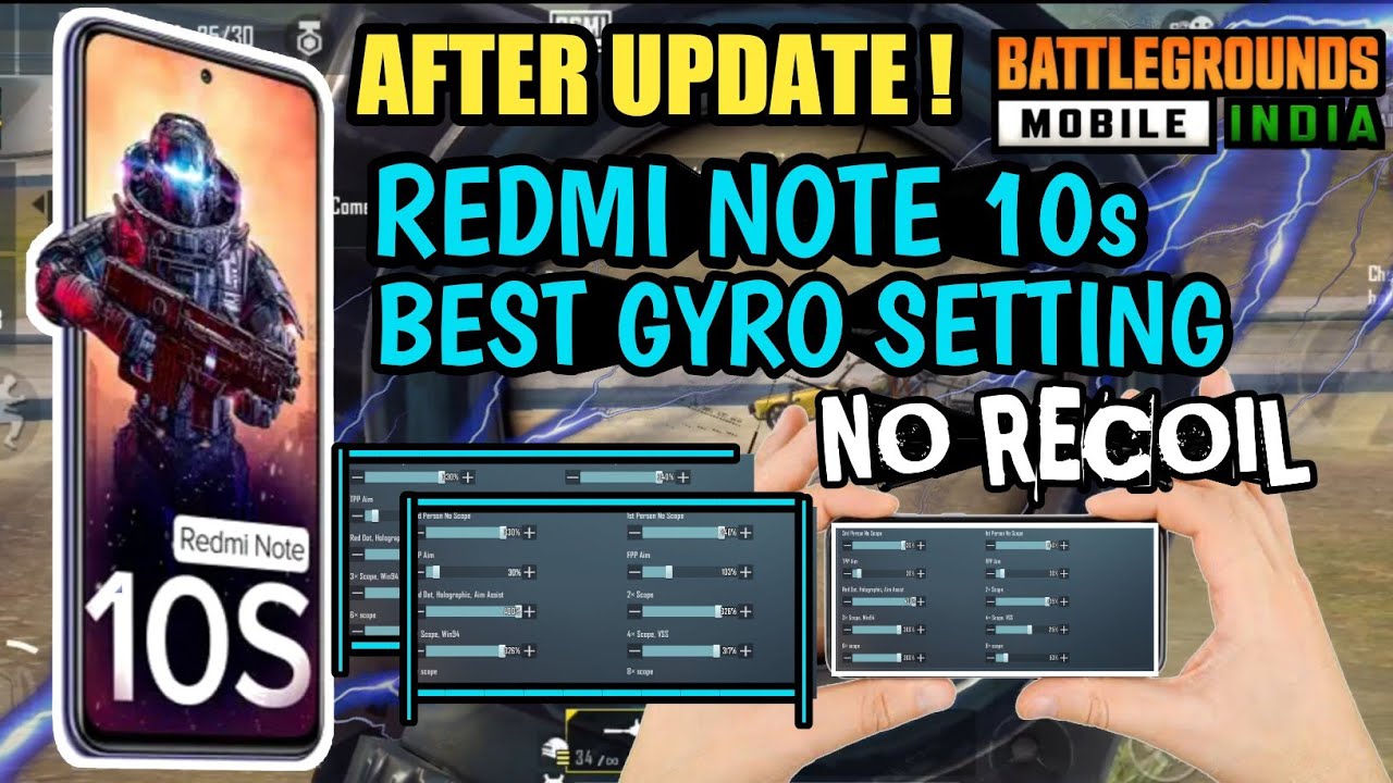 Redmi note 10s pubg gyro sensitivity | pubg best gyroscope sensitivity ...